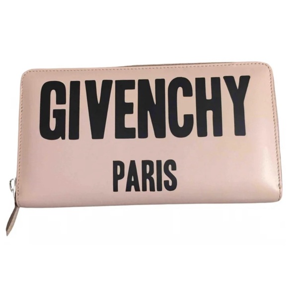 Givenchy | Bags | Givenchy Iconicprint Nude Pink Full Wraparound Wallet ...